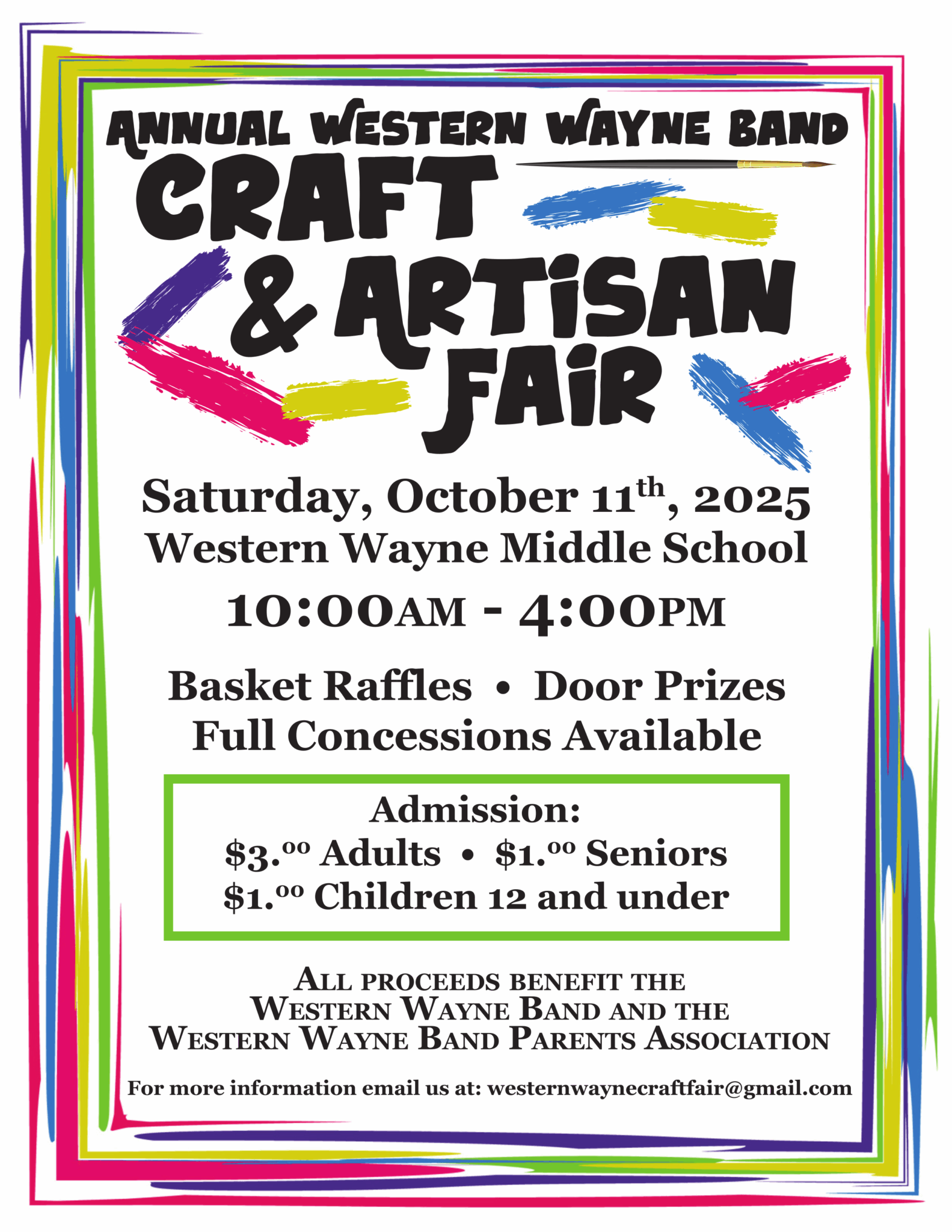 Craft Fair – Western Wayne Band